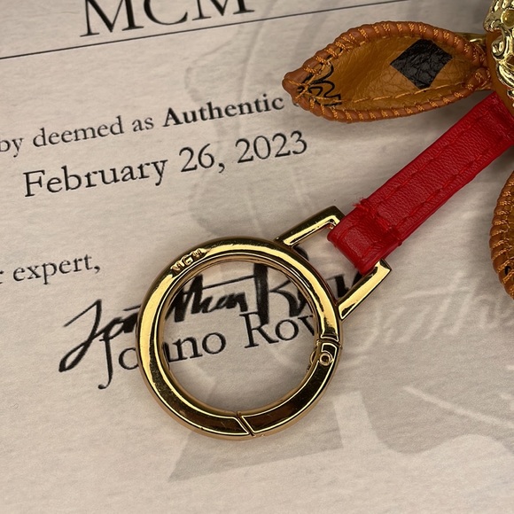 MCM | Accessories | Authentic Mcm Bunny Gladiator Keychain With Studs ...